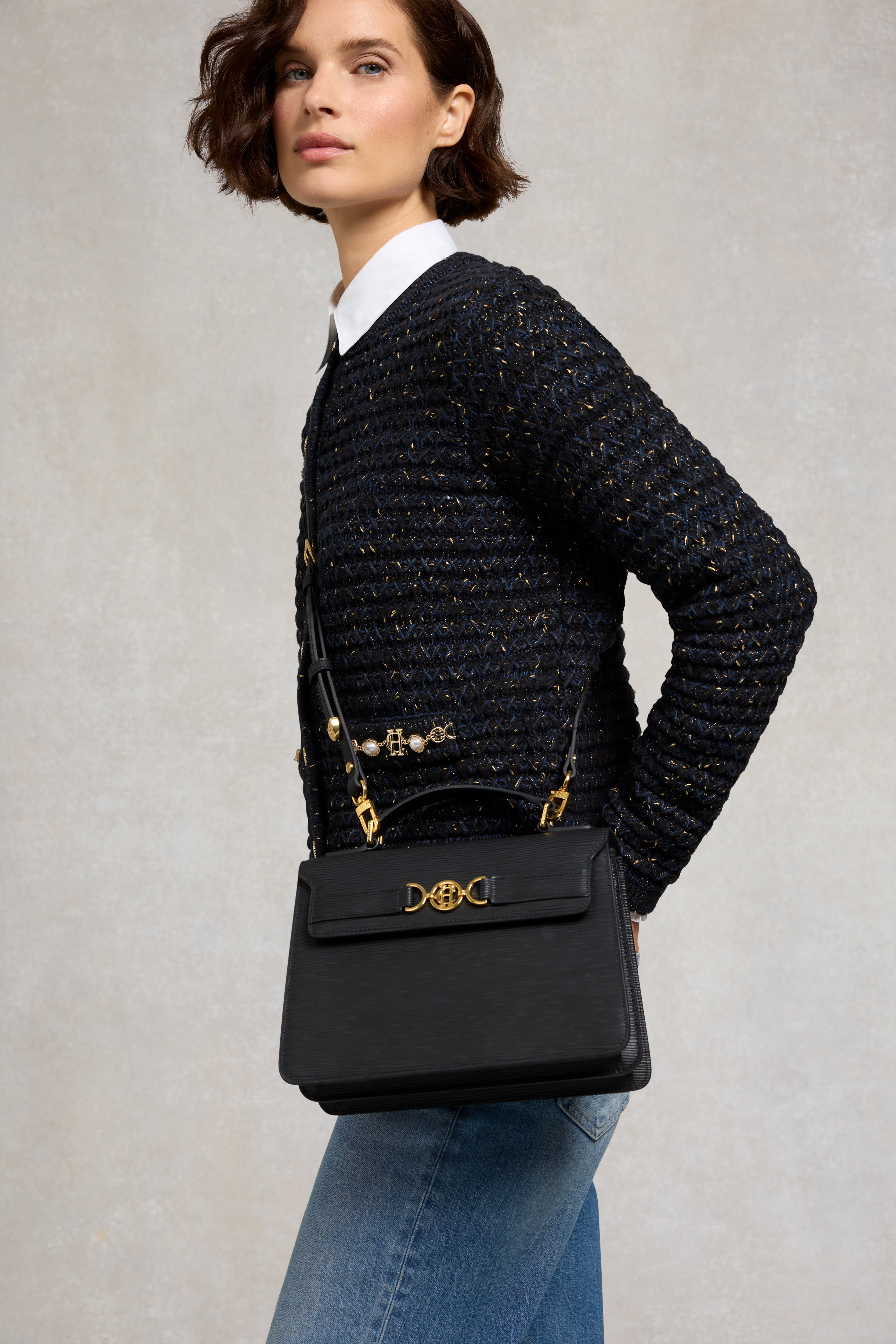 Cambridge Bag (Textured Black) – Holland Cooper US