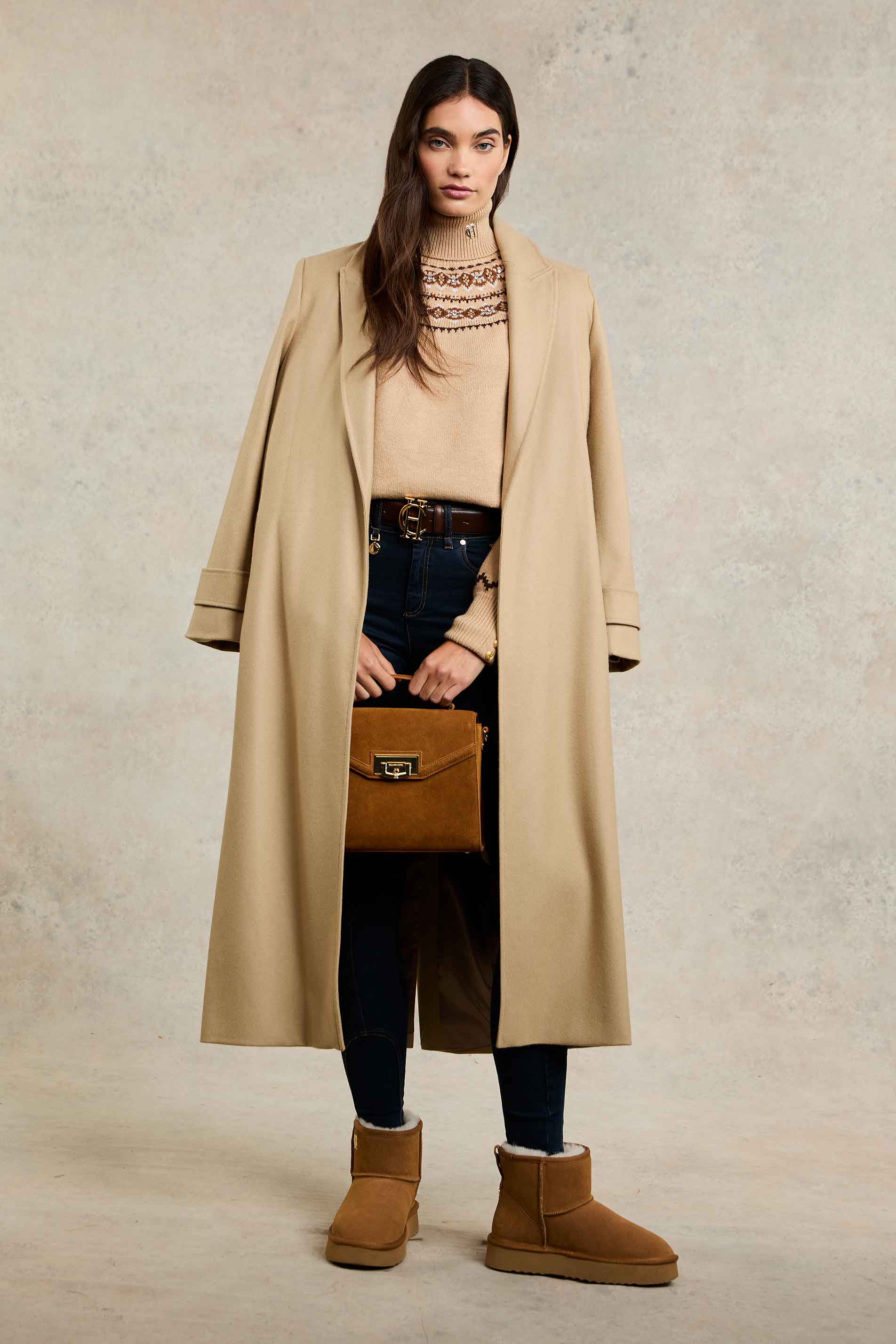 Jennifer Roll Neck Knit (Camel) – Holland Cooper US