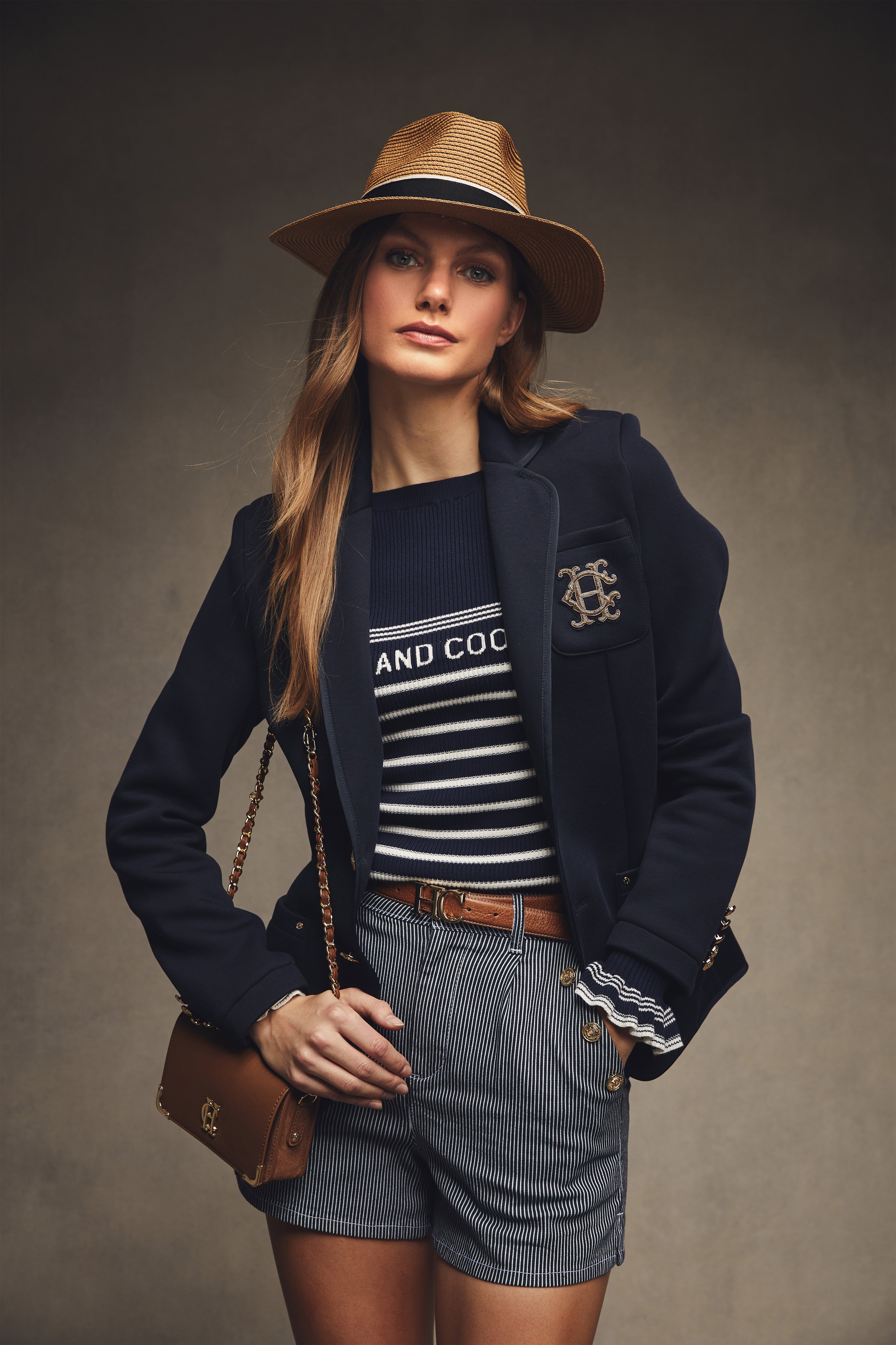 Francesca Hat (Camel Black) – Holland Cooper US