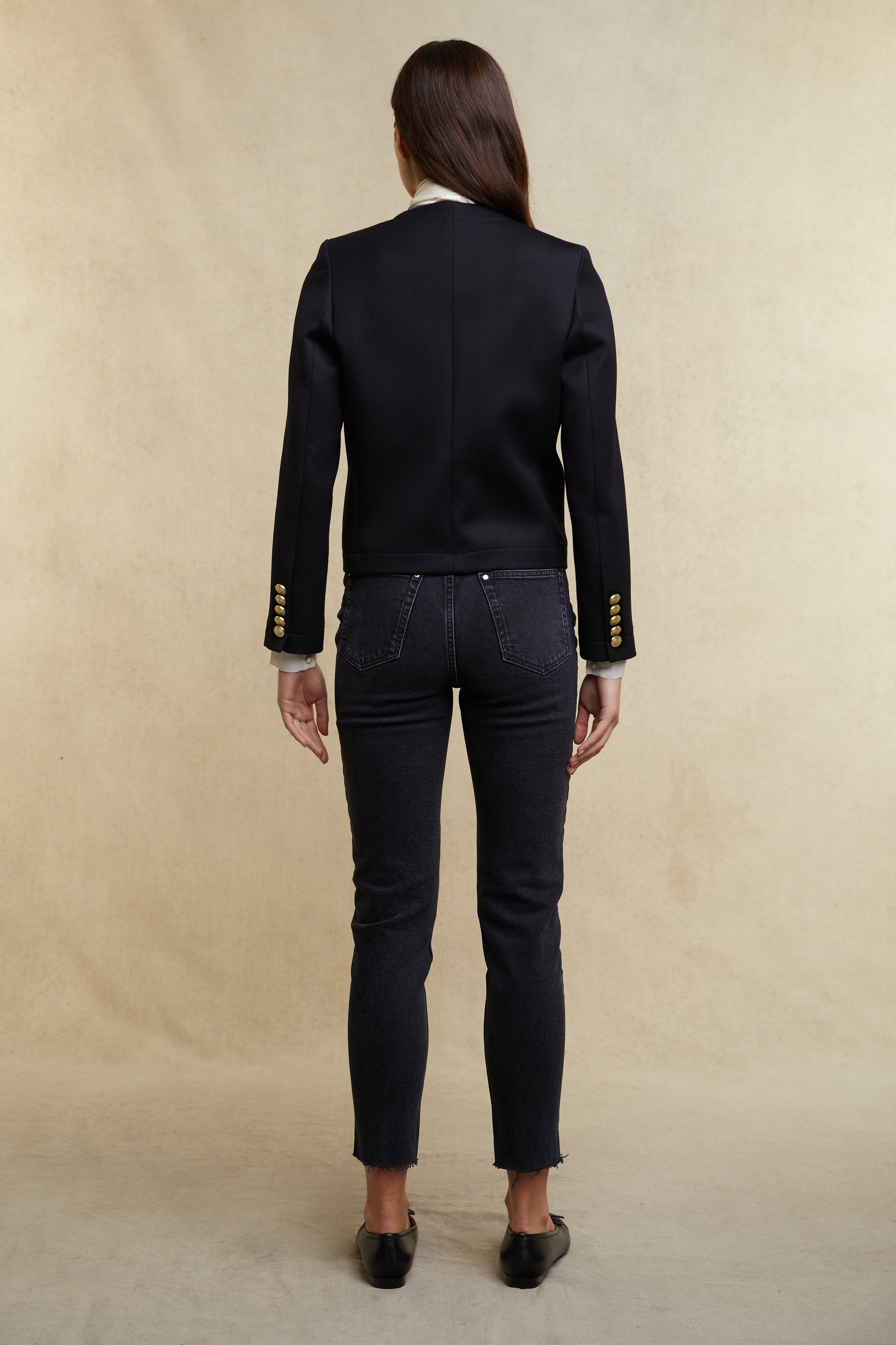 Chelsea Jacket (Black Twill) – Holland Cooper US