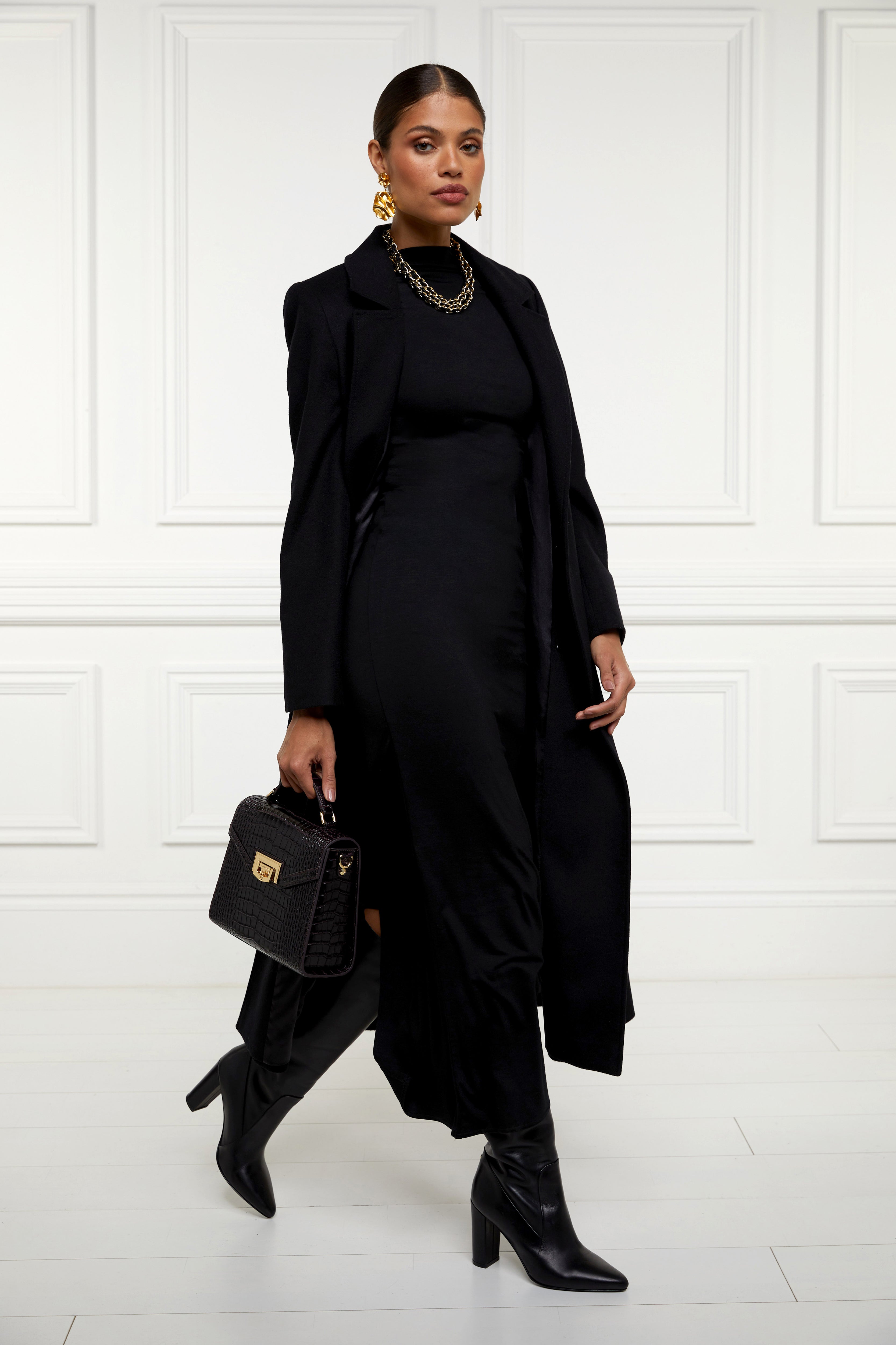 Harper Long Sleeve Maxi Dress (Black) – Holland Cooper US